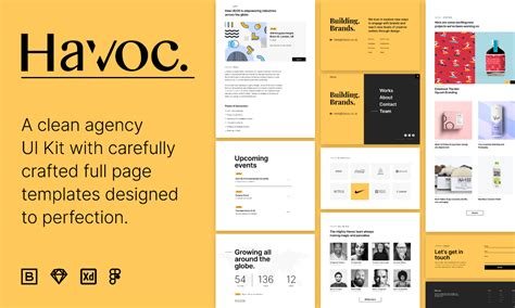 Havoc Agency Ui Kit And Web Templates Figma