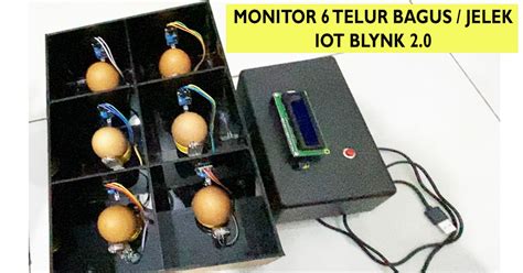 Monitor 6 Telur Bagus Atau Jelek Iot Blynk 20 Output Suara