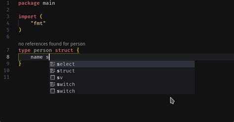 Autocomplete Not Suggest Type Variable When Using Mdempsky Gocode