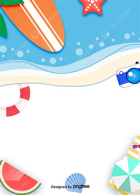 여름 종이 컷 블루 비치 휴가 배경 여름 푸른 종이 컷 배경 일러스트 및 사진 무료 다운로드 Pngtree