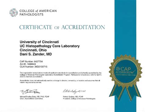 Cap Certificate Of Accreditation At Amber Sherriff Blog