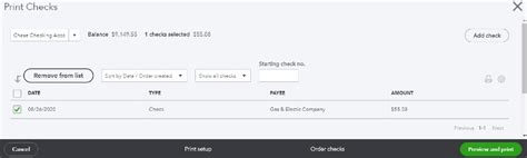 How To Write And Print Checks In Quickbooks Online