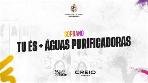 VOZ SOPRANO Tu És Águas Purificadoras fhop music CREIO 2024
