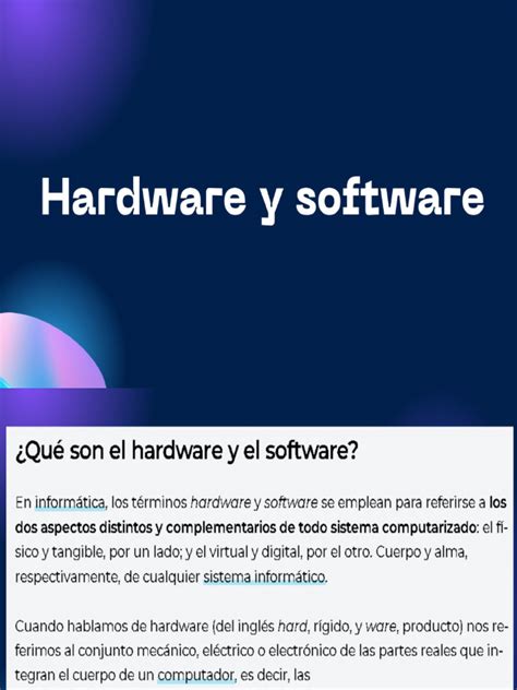 Hardware Y Sofware Pdf