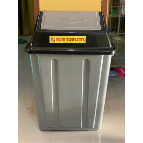 Jual Keluargastore TEMPAT SAMPAH BESAR LITER BUKA TUTUP TONG SAMPAH JUMBO LITER