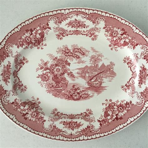 John Maddock And Sons Oval Platter Etsy