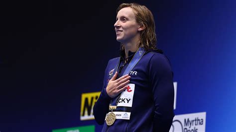 Katie Ledecky Breaks Michael Phelps Record At Worlds With Gold Medal
