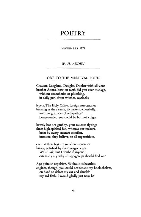 Ode Poems