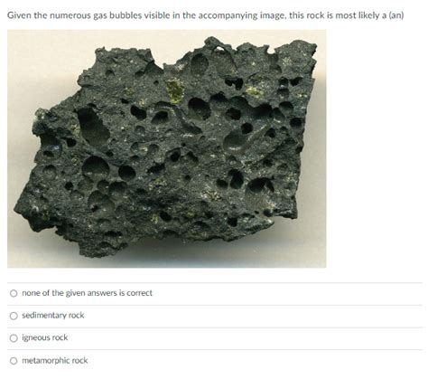 solved given the numerous gas bubbles visible in the
