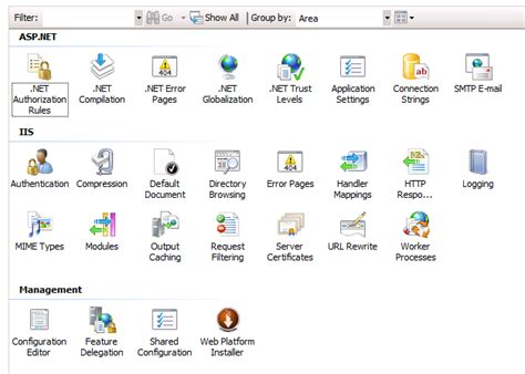 Windows Missing Machine Key In Iis Manager Server Fault