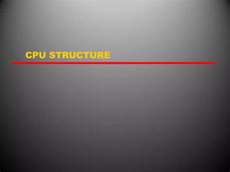 IT Cpu Structure Report PPT Operating Systems Computer Software And Applications