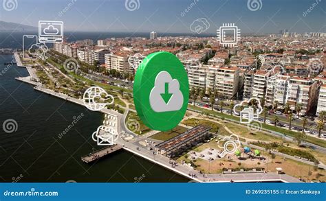 Cloud Computing Concept Communication Network Stock Illustration Illustration Of Innovation