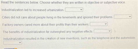 Solved Read The Sentences Below Choose Whether They Are Written In