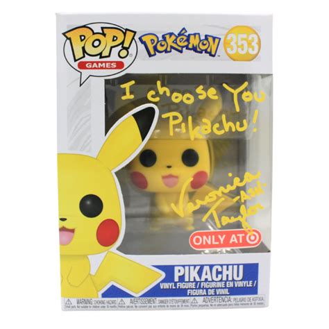 353 Pikachu Target Exclusive Autographed By Veronica Taylor Silver Toy Shop