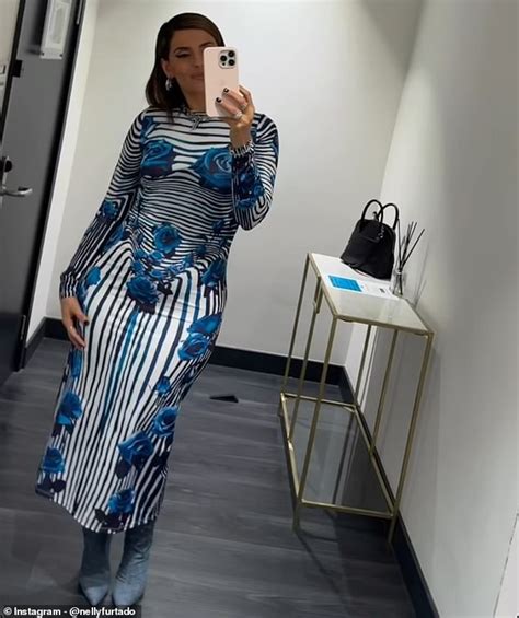 Nelly Furtado 45 Puts On A Jaw Dropping Display In A Jean Paul