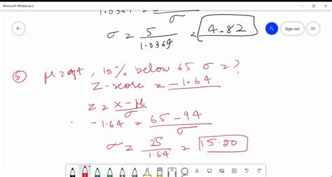 solved every normal model is defined by its parameters the mean and