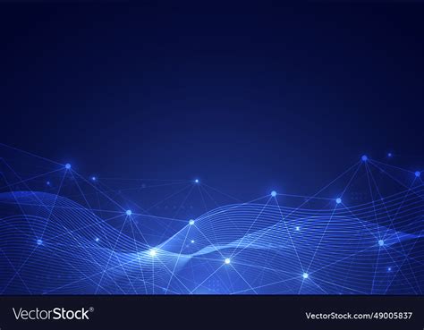 Abstract Technology Geometric Background Vector Image