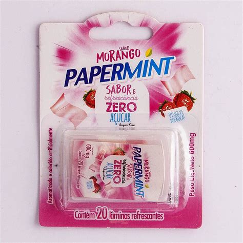Lâmina Bucal Para Sexo Oral Papermint Zero Açúcar Sex Shop Produtos