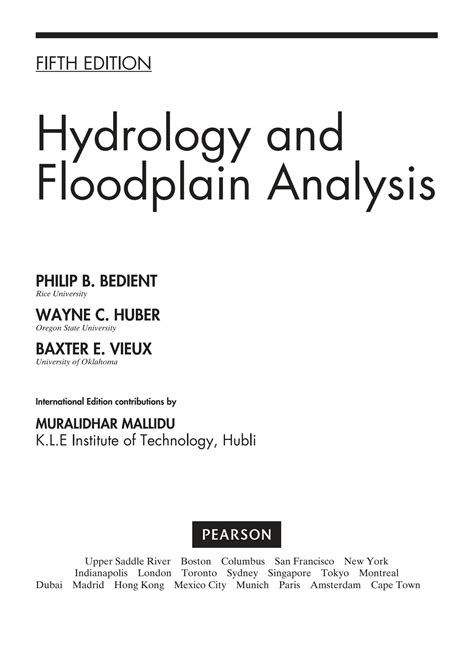 SOLUTION Hydrology And Floodplain Analysis 5th Ed Pdfdrive Studypool