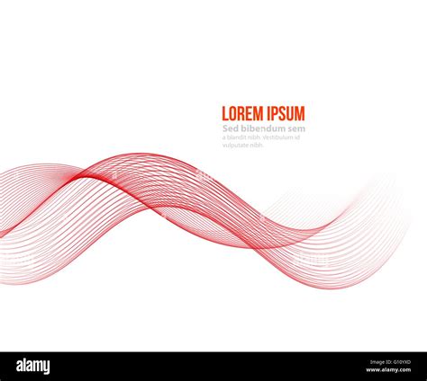 Abstract Red Color Wave Design Element Red Wave Stock Vector Image And Art Alamy