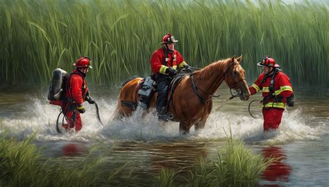 Un Sauvetage Héroïque Les Pompiers au Secours d un Cheval en