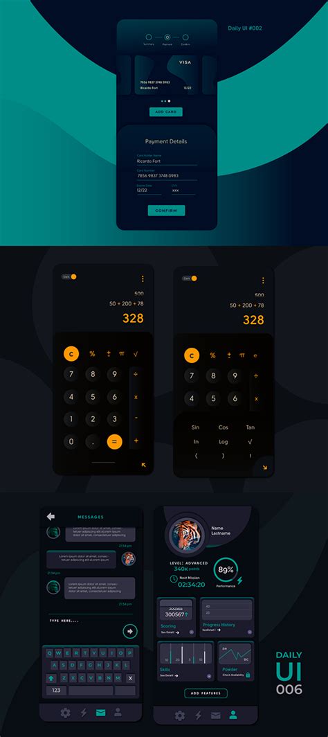 Daily Ui Challenge On Behance