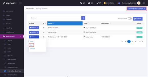Interaction Channels