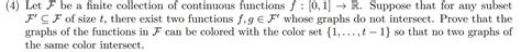 Solved Let F Be A Finite Collection Of Continuous Chegg