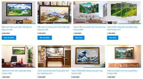 Các Mẫu Tranh Phong Cảnh đẹp Và Giá Bán Amia Nội Thất đẹp Giá Rẻ