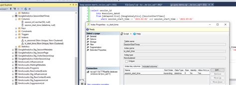 Index Indexed Columns In Sql Server Do Not Appear To Work For Basic