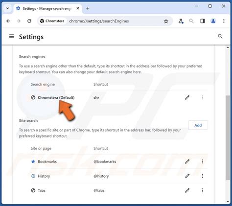 chromstera unwanted application uninstall instructions and pc