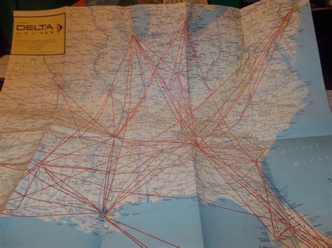 Delta Airlines Route Map