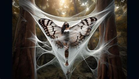 Butterfly Girl Stuck In A Web By Gotspider On Deviantart