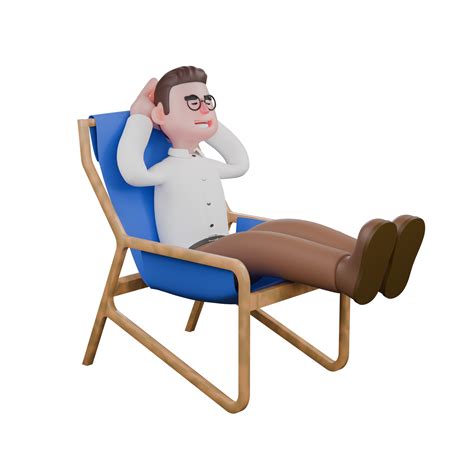 Male Sociologist In Societal 3d A Male Sociologist Is Sitting Leaning