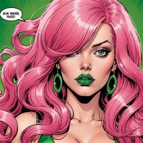 Hypnotic Bimbo Pink Hair In Marvel Comics G