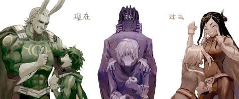 Boku No Hero Academia All Might Midoriya Izuku One For All Shigaraki Tomura Toshinori