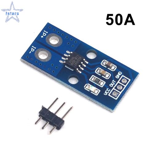Acs724 Hall Current Sensor Module Dc Ac 40a 50a Range Current Detection