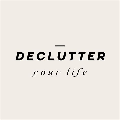 Declutter Your Life