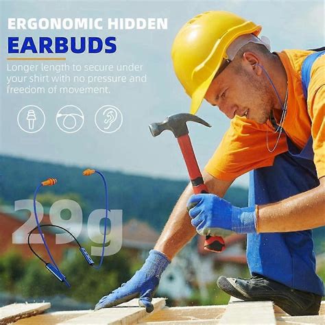 Ear Plugs Bluetooth Headset For Work Hearing Protection Suitable For