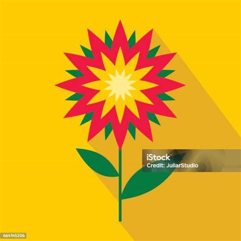 粉紅色的花圖示平面樣式向量圖形及更多園藝圖片 園藝 圖標集 在開花 Istock