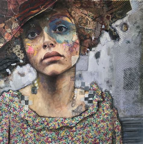 By Juliette Belmonte Modern Abstract Art Geometric Portrait Art