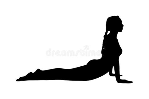 Yoga Cobra Pose Or Bhujangasana Man Practicing Strengthing Yoga Pose