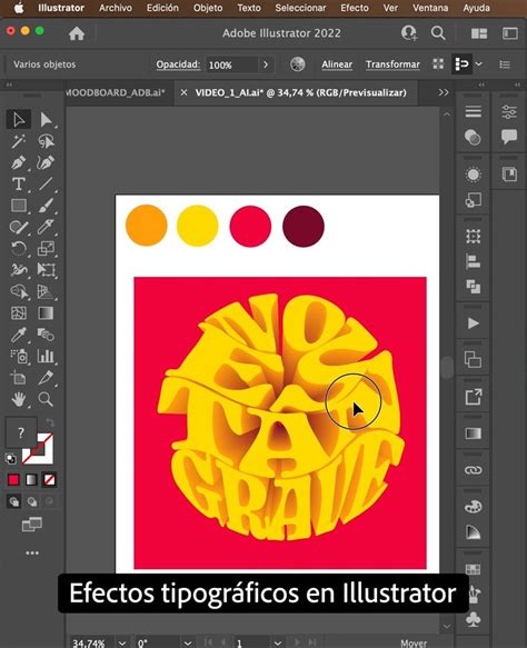 Adobe Latinoamerica Efectos Tipográficos En Adobe Illustrator