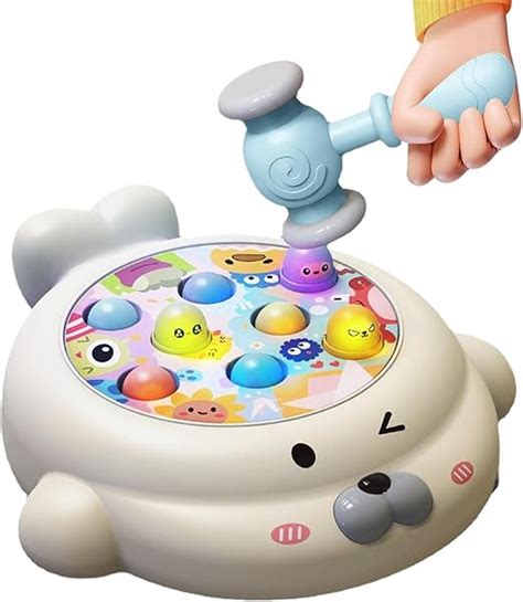 Jp 叩くおもちゃ インタラクティブなもぐらたたきゲーム ハンマーで叩くおもちゃ3、4、5、6、7、8歳の子供向け