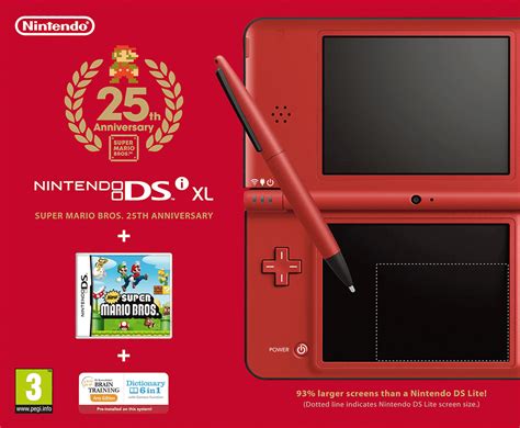 Nintendo Dsi Xl Console New Super Mario Bros 25th Anniversary