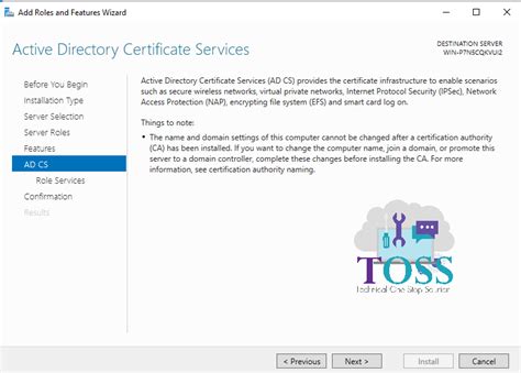 Adcsdeployment Toss Powershell Cmdlet Script