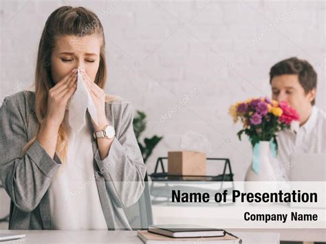 Pollen Allergy Powerpoint Template Pollen Allergy Powerpoint Background