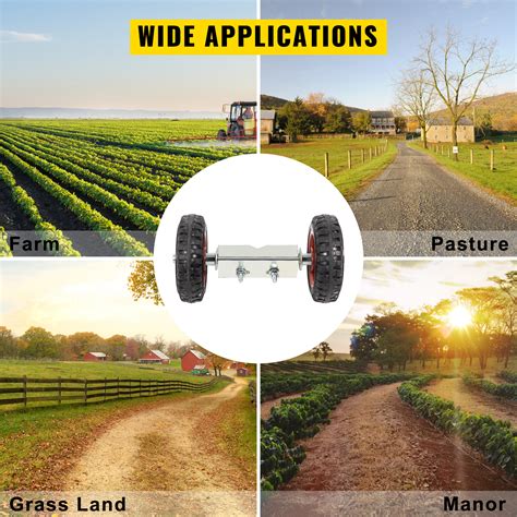 Vevor Chain Link Rolling Gate Kit Galvanized Steel Rolling Fence 6