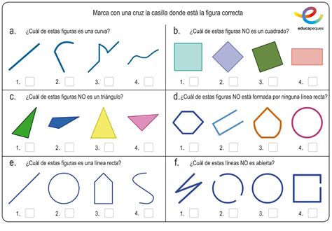 Ejercicios De Figuras Geometricas MXEDUSA