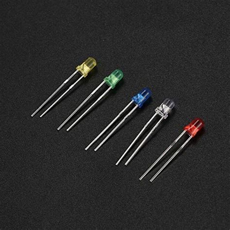 Generic 2x 200 Pcs 3mm 5mm Led Light Diode White Yellow Red Blue Green Assortment K O8i1